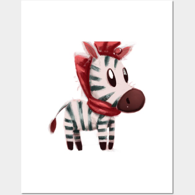 Cute Zebra Drawing - Zebra - Posters and Art Prints | TeePublic